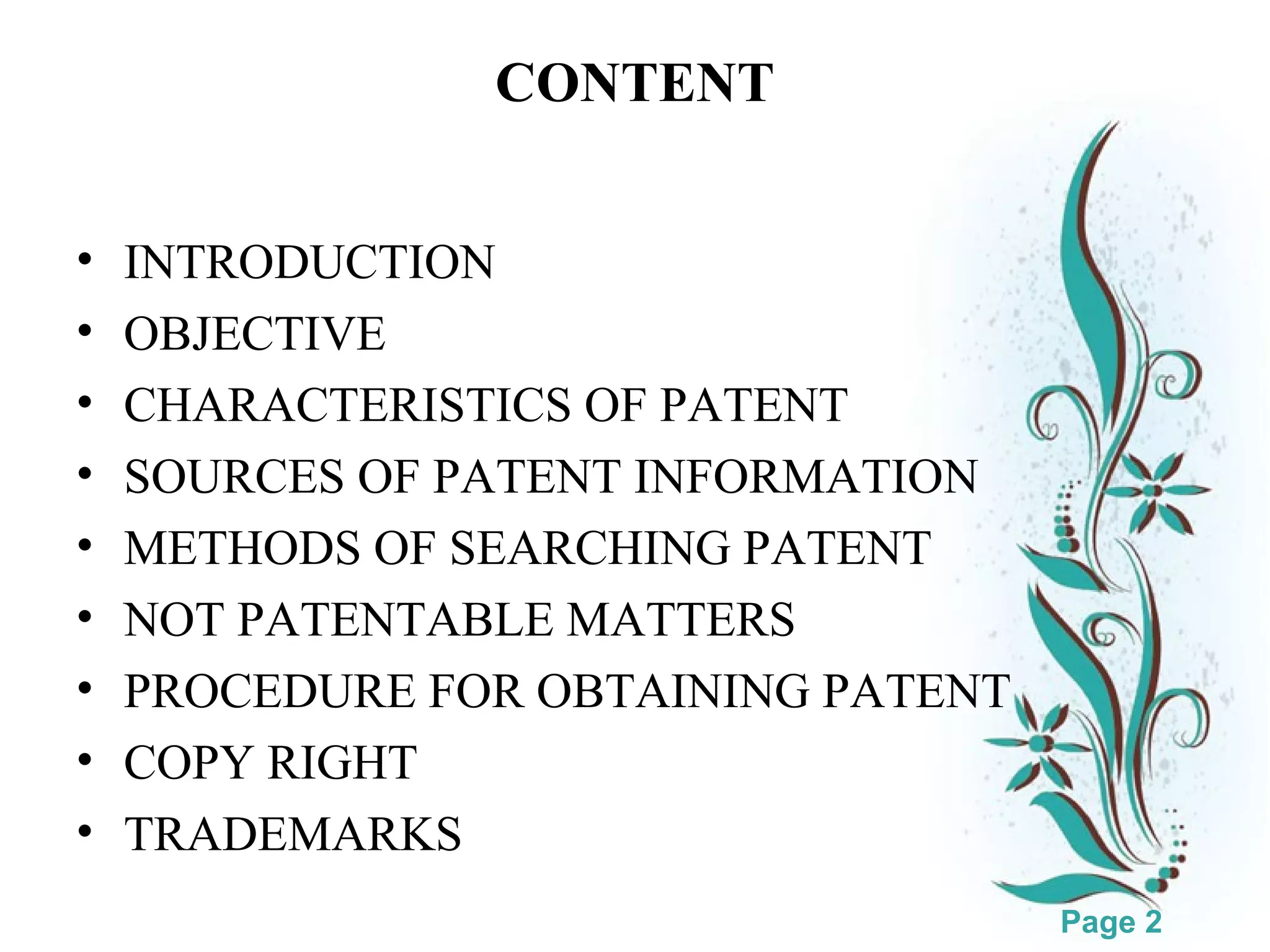 Patent | PPT