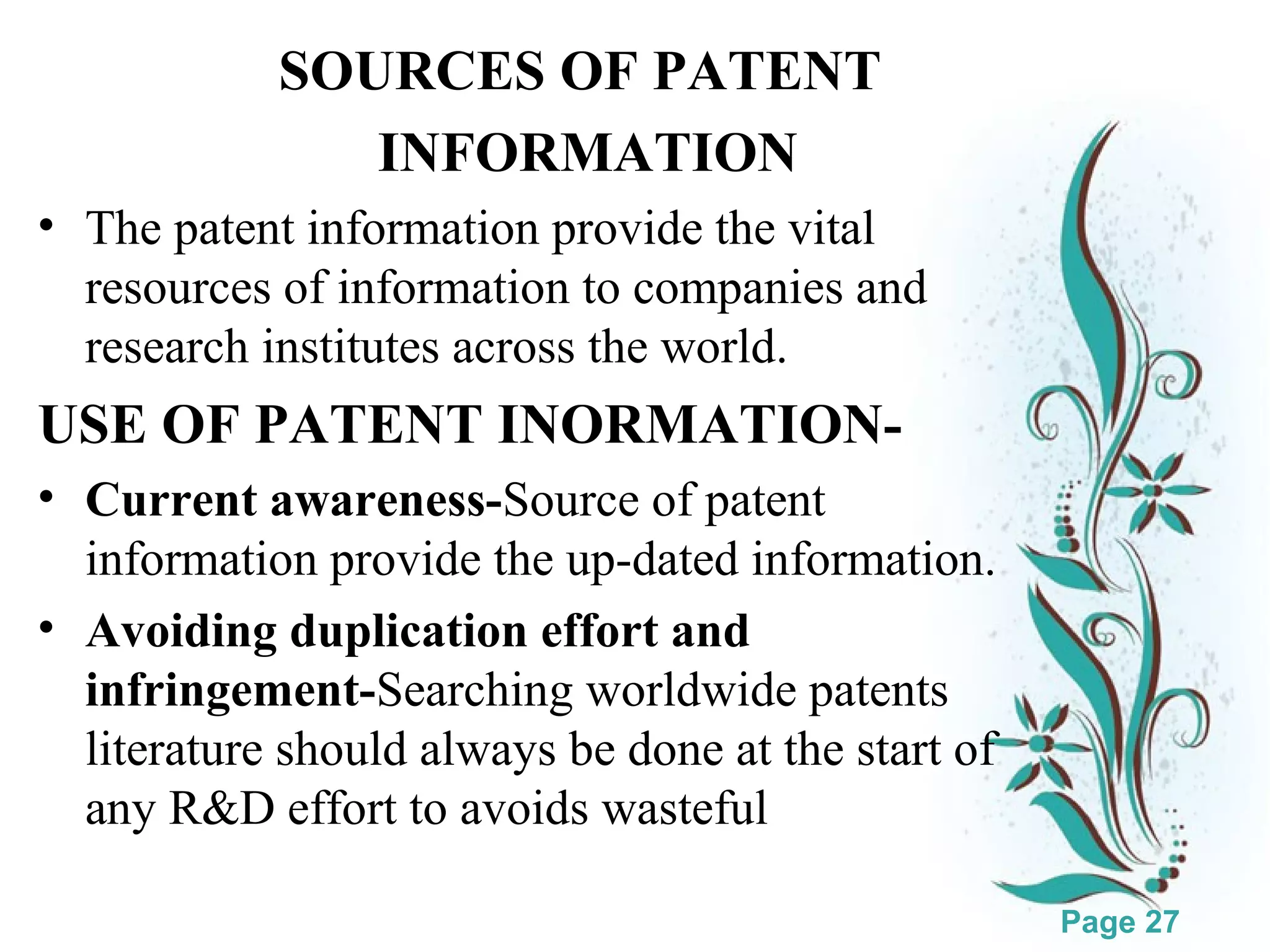 Patent | PPT