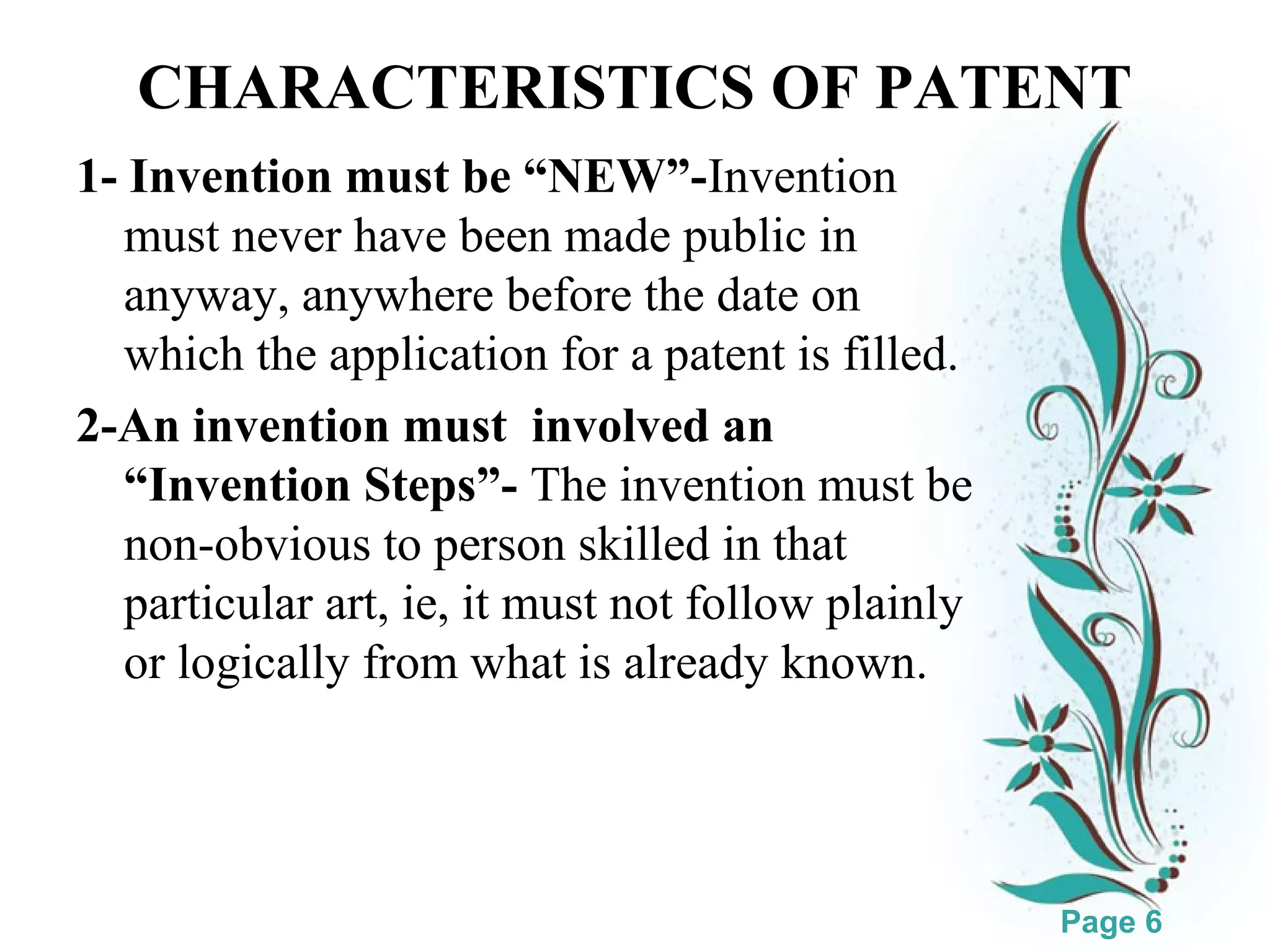 Patent | PPT