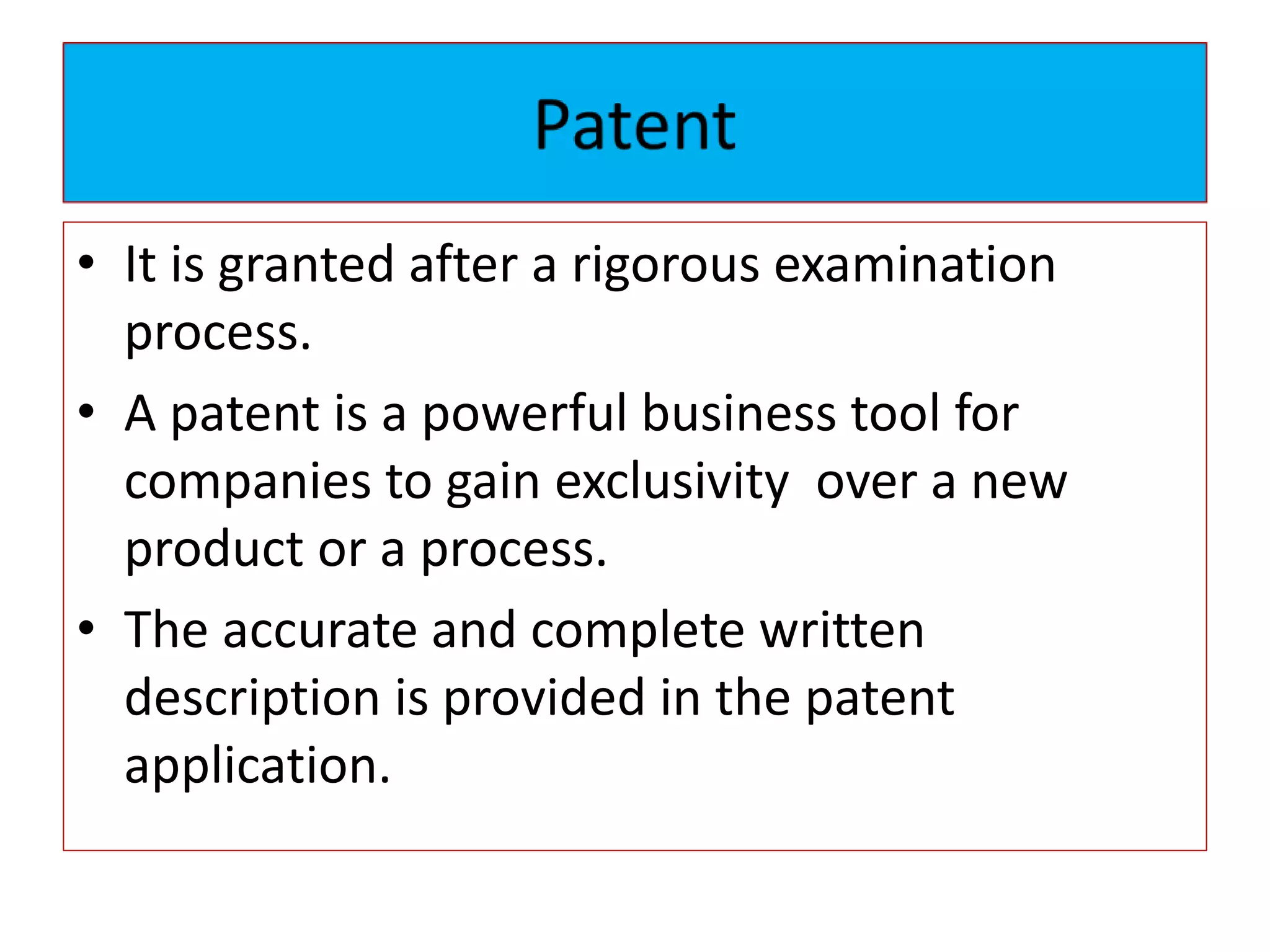 Patent | PPTX