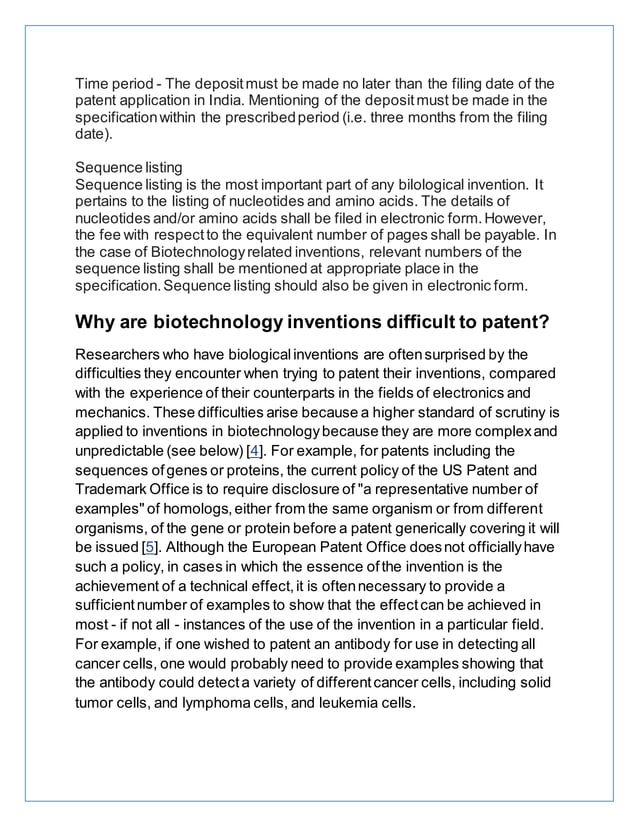 Patentable and Non Patentable Inventions | DOCX