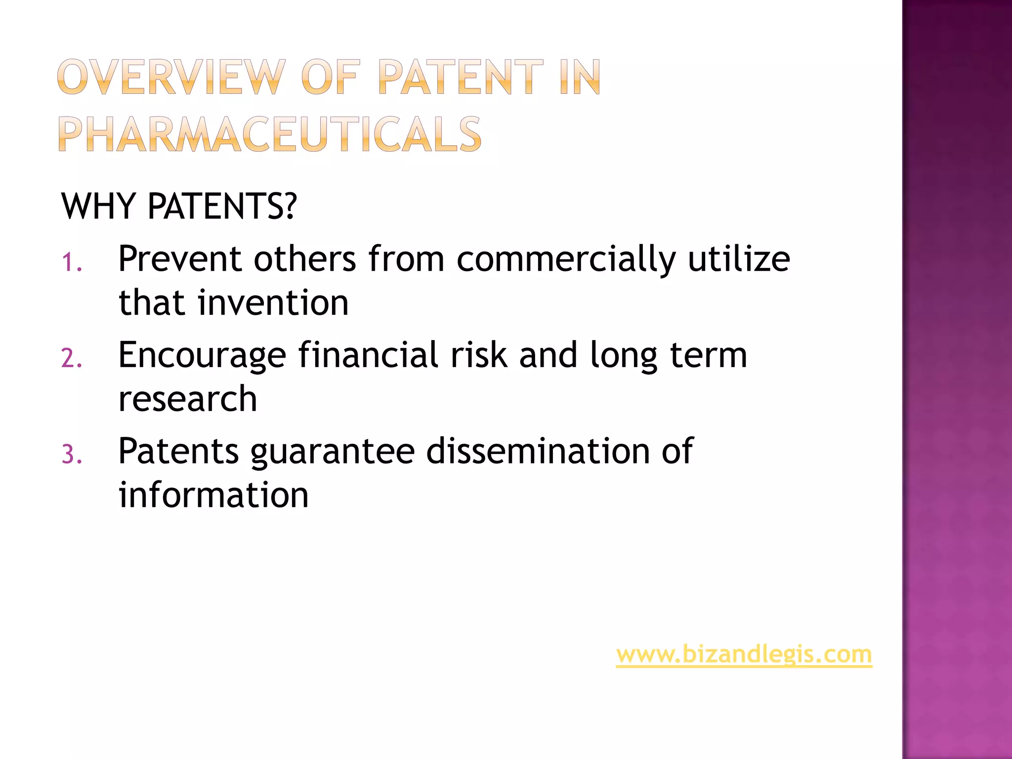 Patent Overview in Novartis Case ppt | PPTX