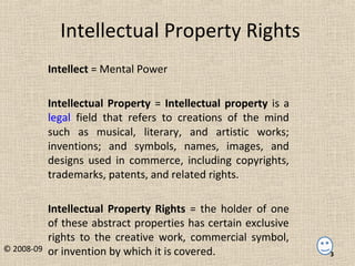 Intellectual Property Rights | PPT