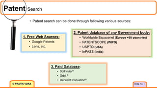 Patent search | PPTX