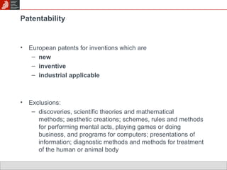 Patentability and interacting with a patent examiner | PPT | Technology & Computing