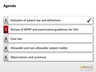 Patentability of Computer Related Inventions (CRIs) in India | PPT