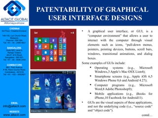 Patentability of graphical user interface designs | PPT