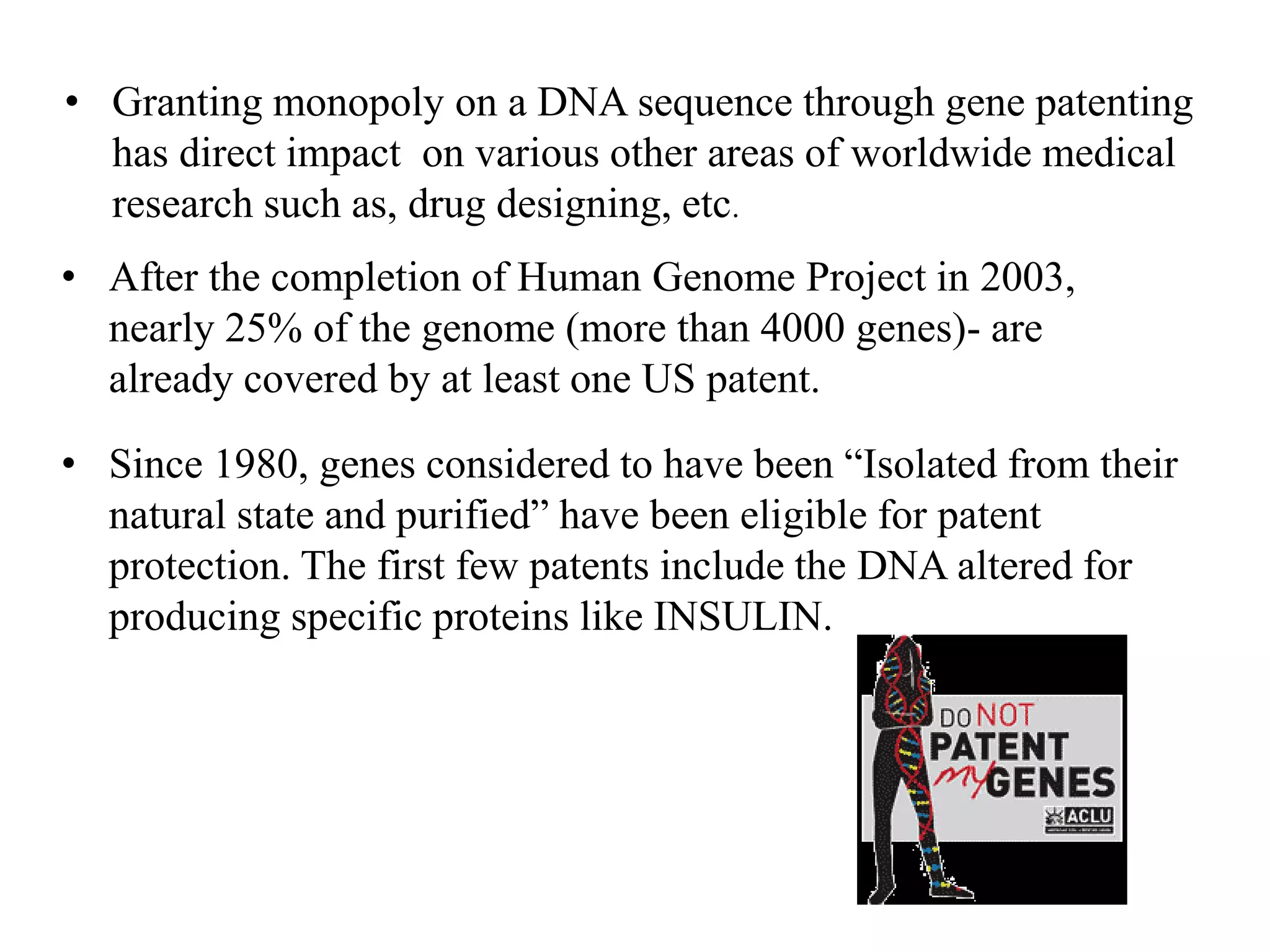 Patentability of live organisms | PPTX