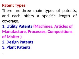 patentable subjects and protection in biotech.pptx