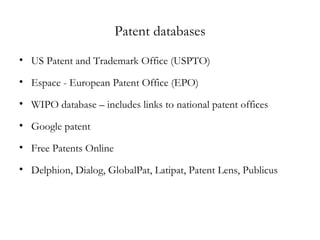 Patent analysis | PPT