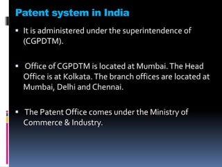 Patent and copyrights | PPTX | Law