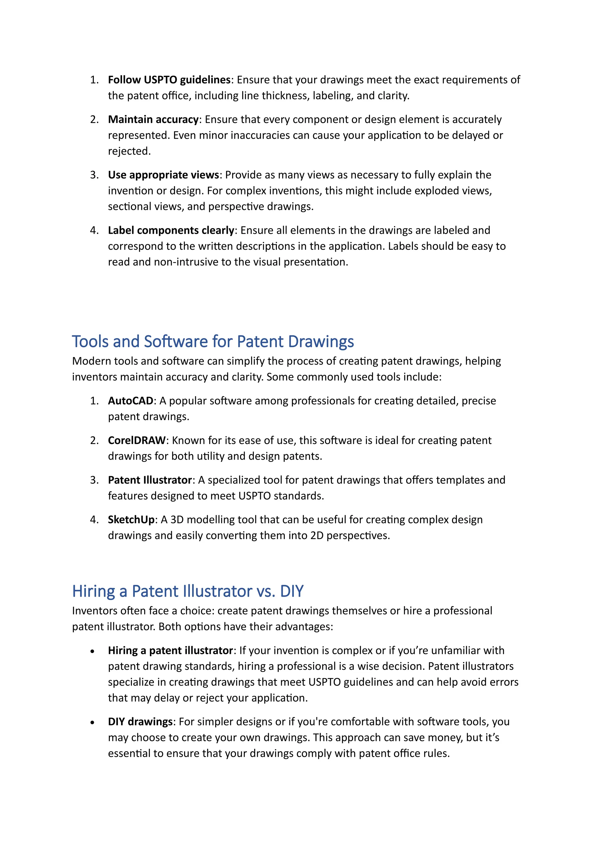 Patent Application Drawings: A Complete Guide to Utility and Design ...