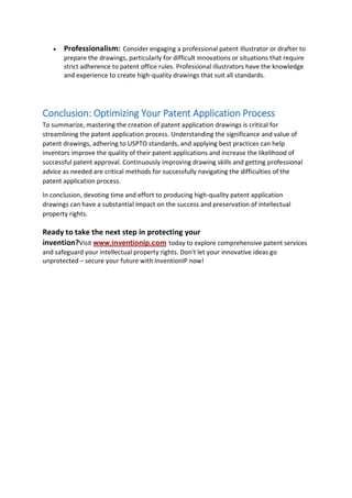 Mastering Patent Drawings: A Comprehensive Guide for Utility and Design Patents | InventionIP | PDF