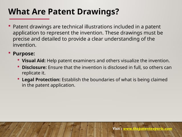 Patent Application Drawings | Utility and Design Patents | The Patent Experts | PPTX