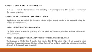 PATENT APPLICATION FORMS & GUIDELINES.pptx