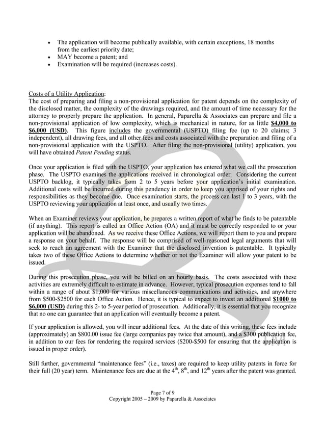 Patent Application Process - Patent Your Idea | PDF