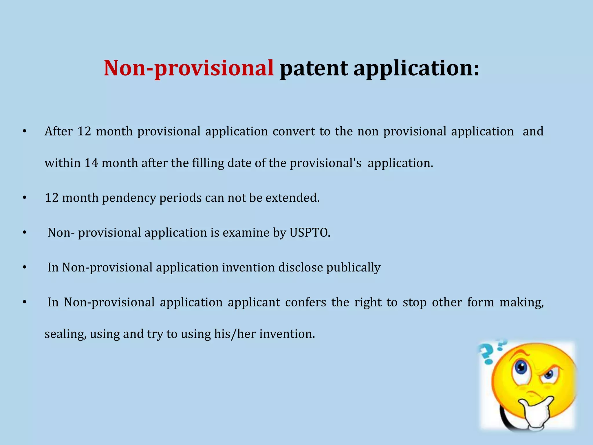 "Patent Applications" | PPTX