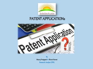 "Patent Applications" | PPTX