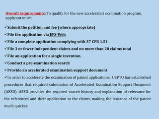 "Patent Applications" | PPTX