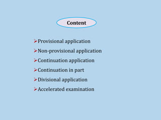 "Patent Applications" | PPTX