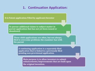 "Patent Applications" | PPTX