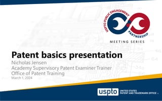 patent basics and trade secret protection | PDF
