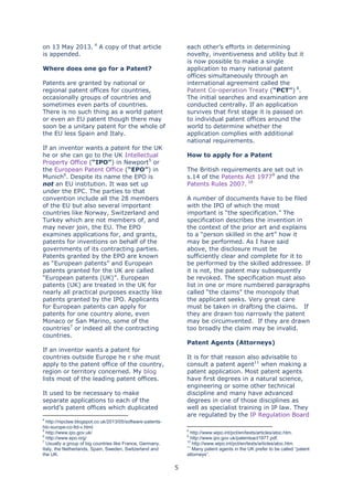 Introduction to Patents | PDF
