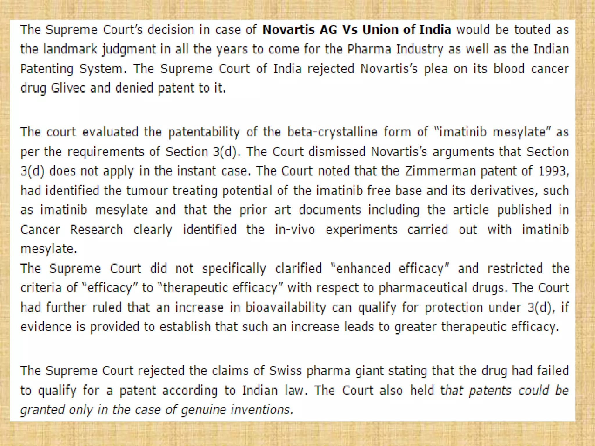 Patent Case Laws .ppt