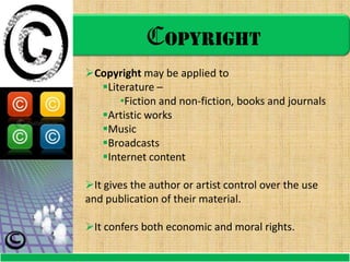 Patent,copyright,trademark | PPTX