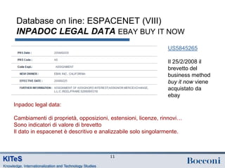 Patent databases for business intelligence | PPTX