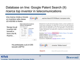 Patent databases for business intelligence | PPTX