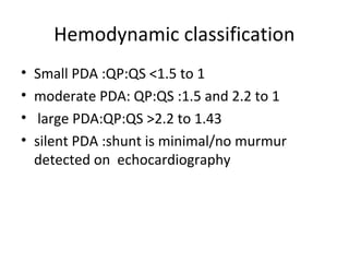 Patent ductus arteriosus | PPT