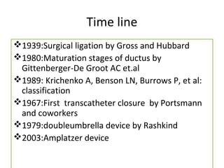 Patent ductus arteriosus | PPT