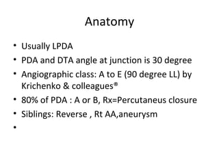 Patent ductus arteriosus | PPT
