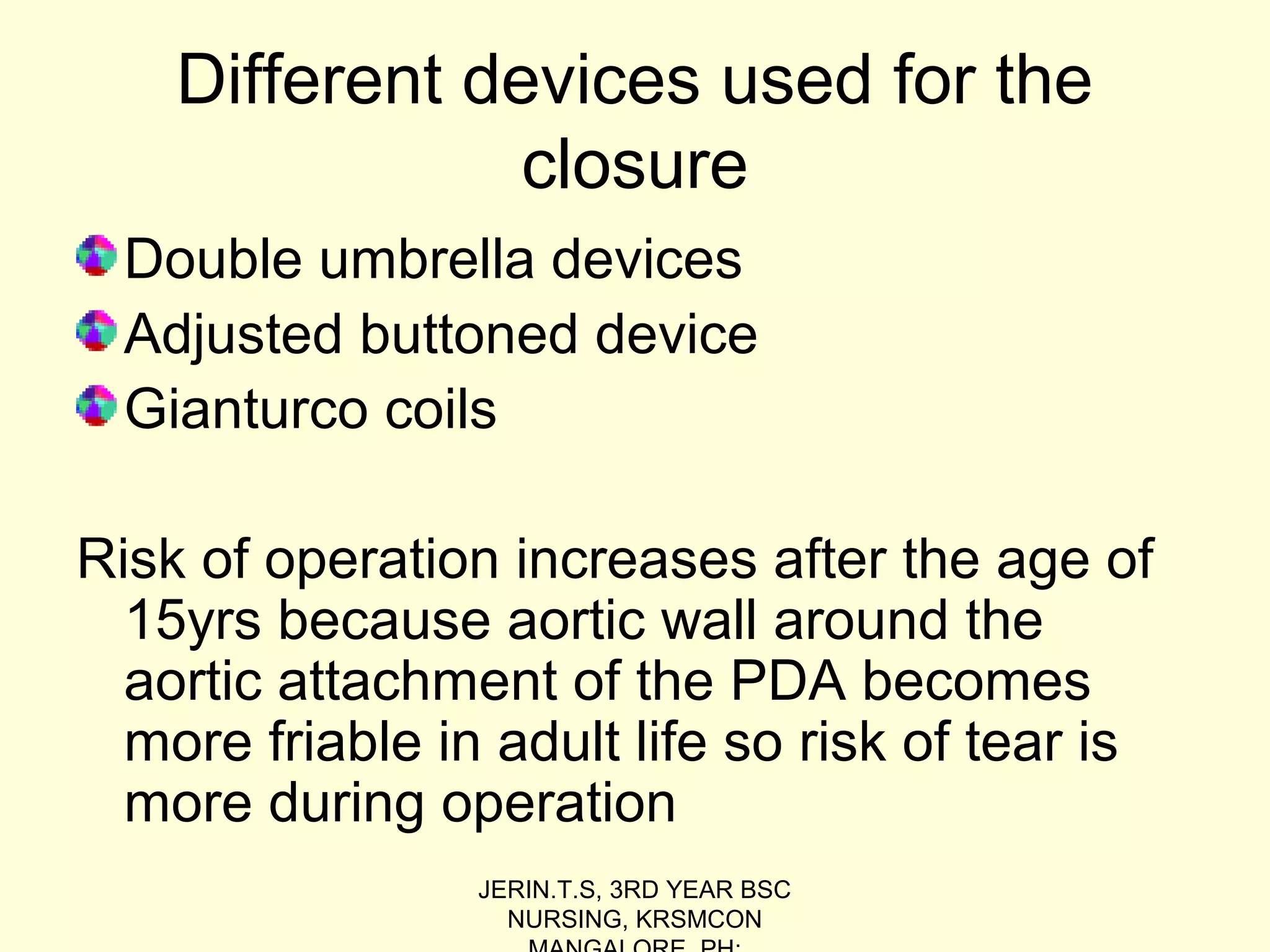 Patent ductus arteriosus | PPT