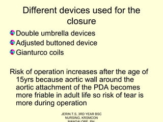 Patent ductus arteriosus | PPT