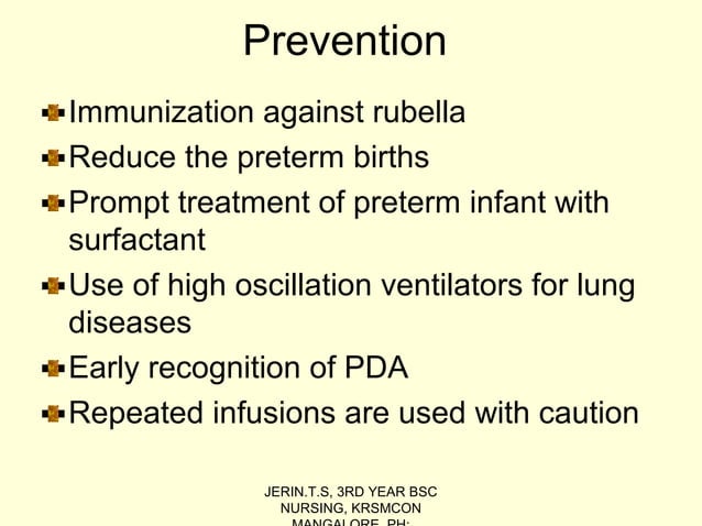 Patent ductus arteriosus | PPT