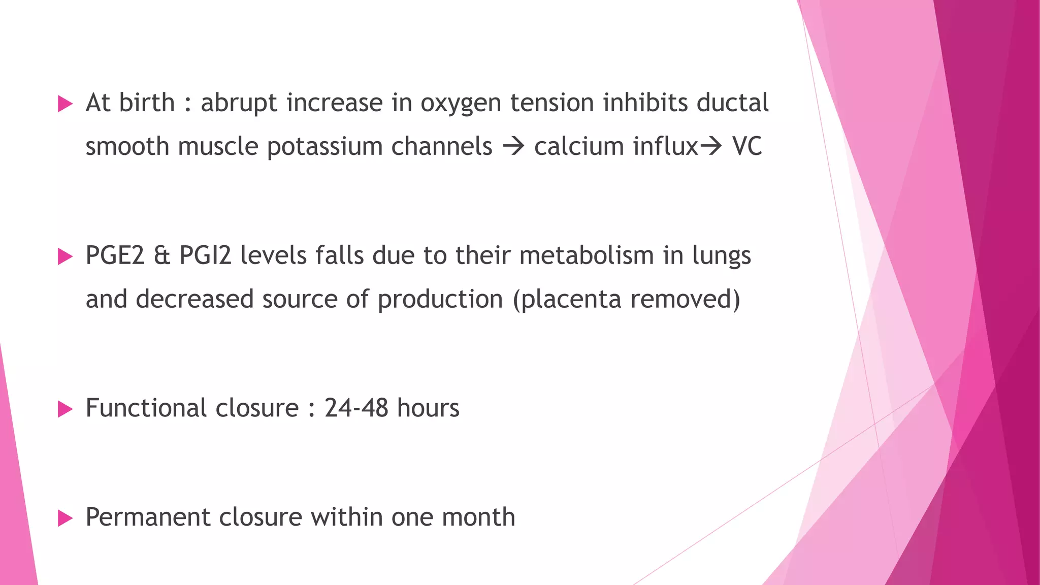 Patent ductus arteriosus | PPTX