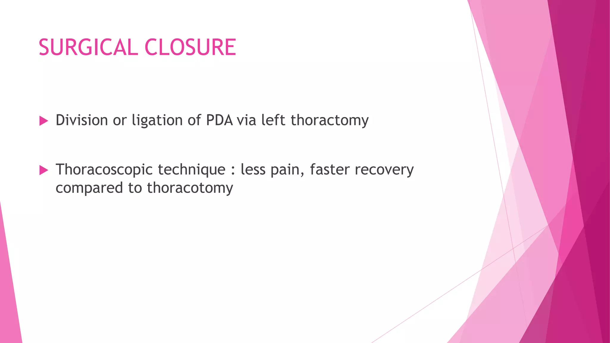 Patent ductus arteriosus | PPTX