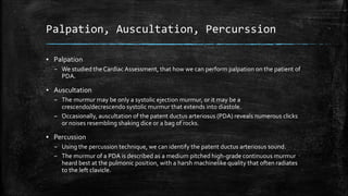 Patent Ductus Arteriosus | PPT