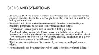 PATENT DUCTUS ARTERIOSUS (General Medicine) | PPTX | Pregnancy ...