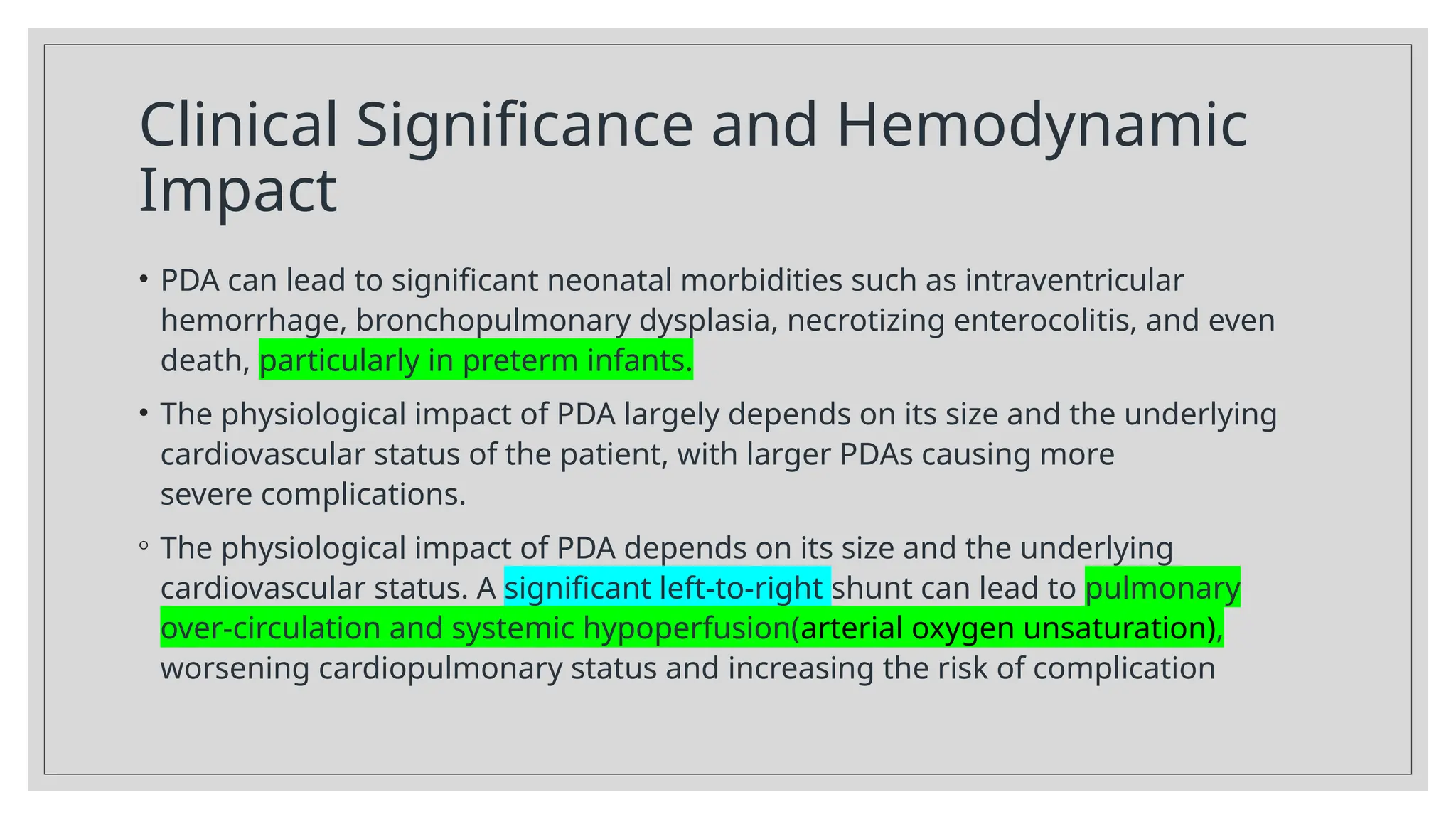 Patent ductus arteriosus [PDA], shane stanley.pptx