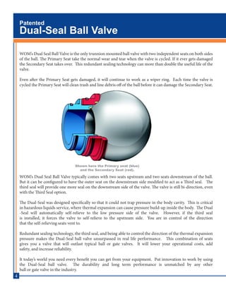 Patented dual seal ball valves | PDF
