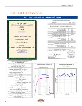 Patented Dual-Seal Ball Valves, Ball Valve Seals - WOM Group | PDF