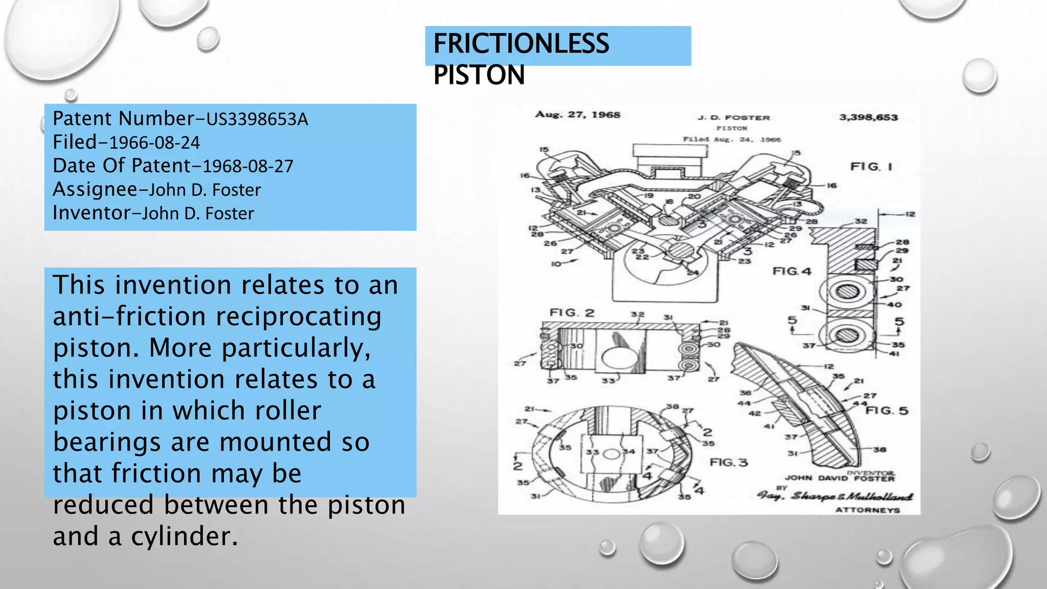 Patent exploration on the piston | PPT