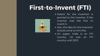 Patent first to file or first to invent analysis in india, the us and ...