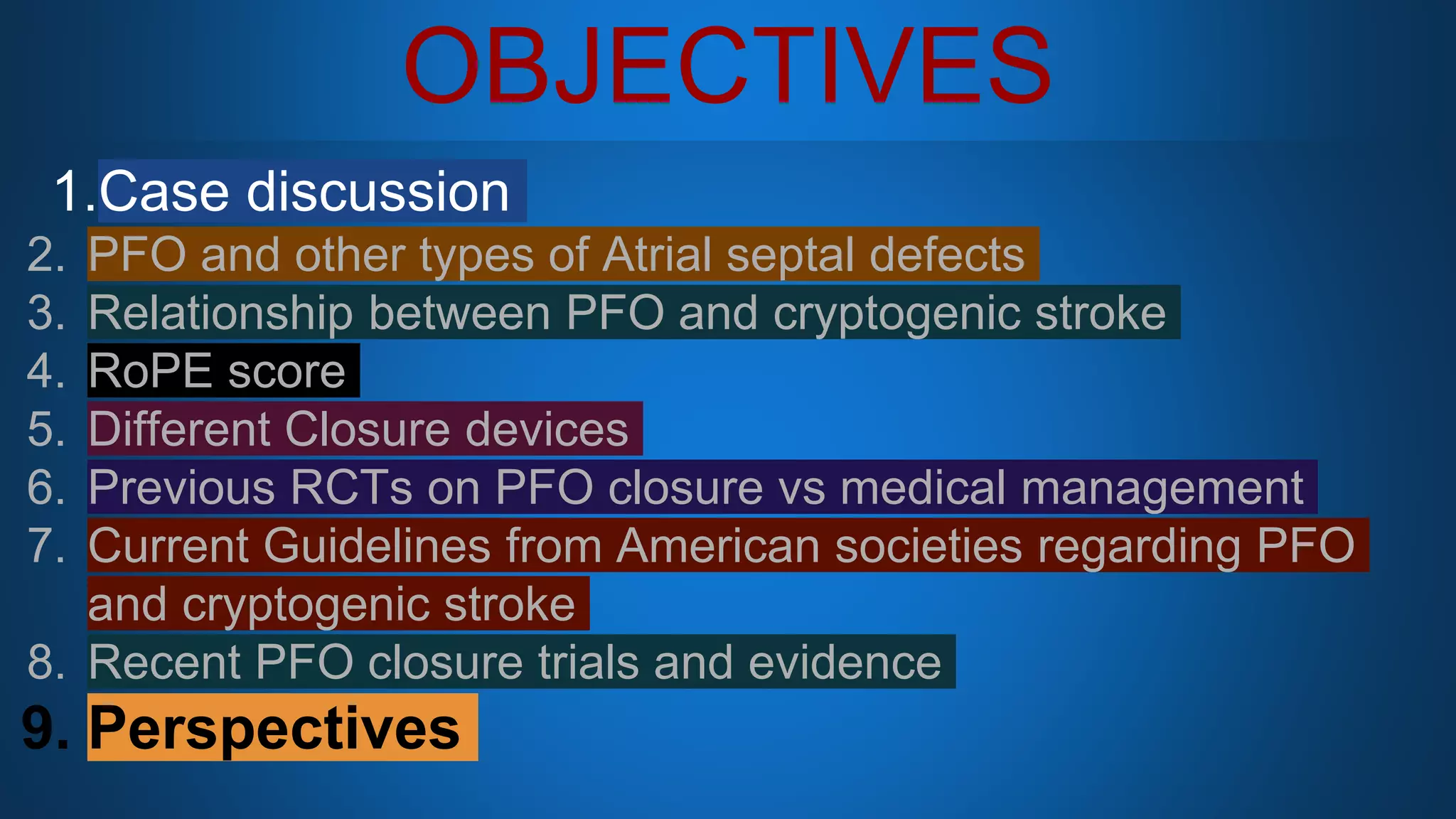 Patent foramen ovale management in cryptogenic stroke | PPTX