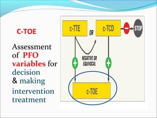Patent foramen ovale,practical plan of handling | PPT