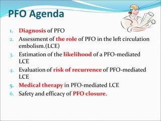 Patent Foramen Ovale,practical plan of handling.ppt