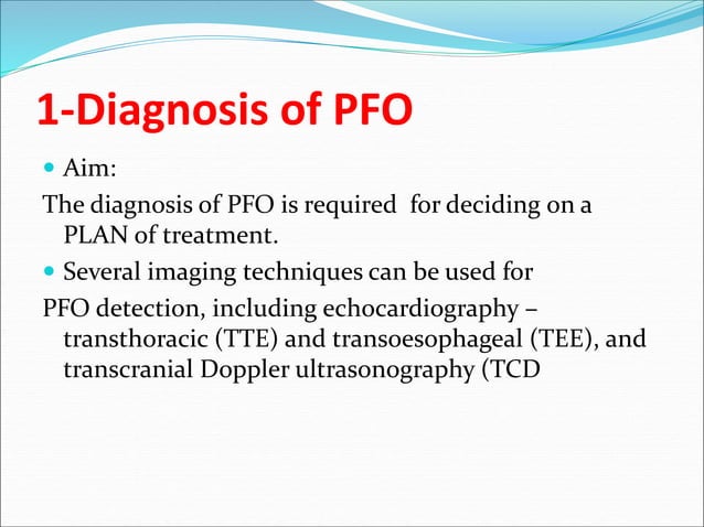 Patent Foramen Ovale,practical plan of handling.ppt